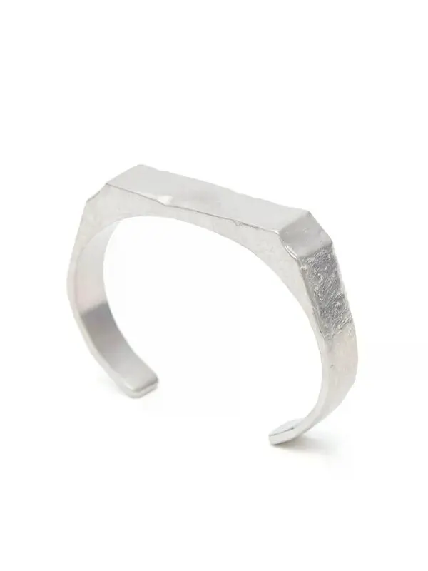 MAISON MARGIELA Numeric Engraved Cuff Bracelet - Silver