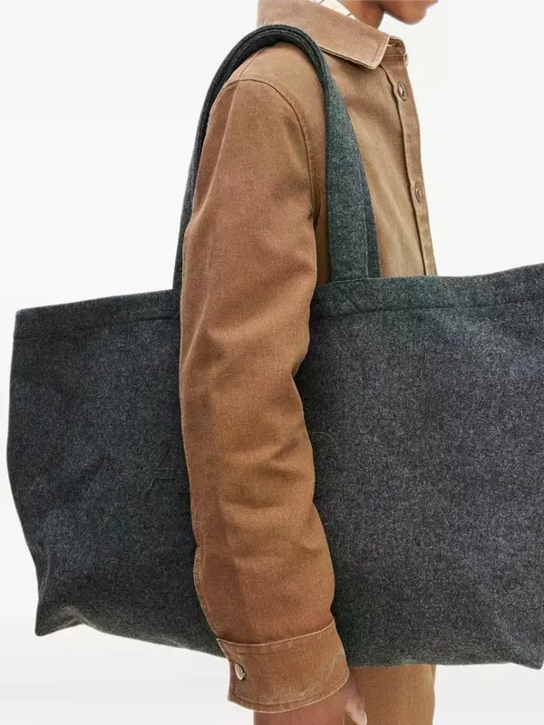 A.p.c. Trapèze Logo-embroidered Shoulder Bag