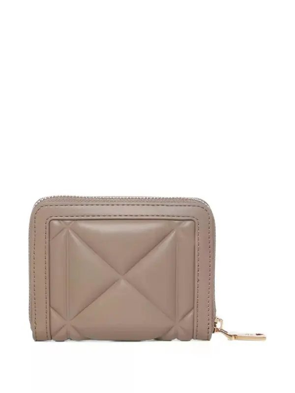 Moschino Quilted Logo-plaque Wallet