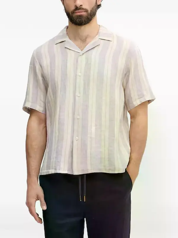 BENETTON Striped Short-sleeve Shirt