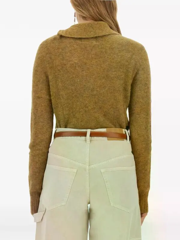MARANT ETOILE Odelle Zip-neck Sweater