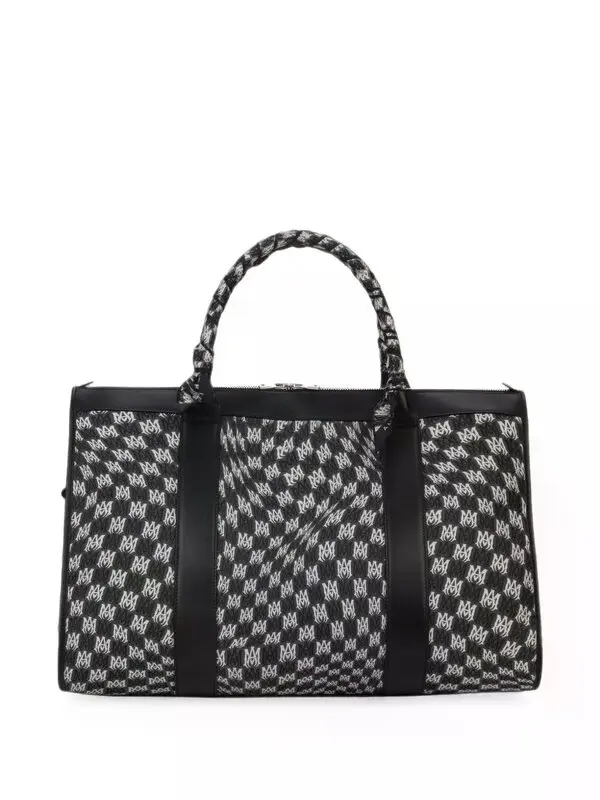 Amiri Wavy Houndstooth Weekender Bag