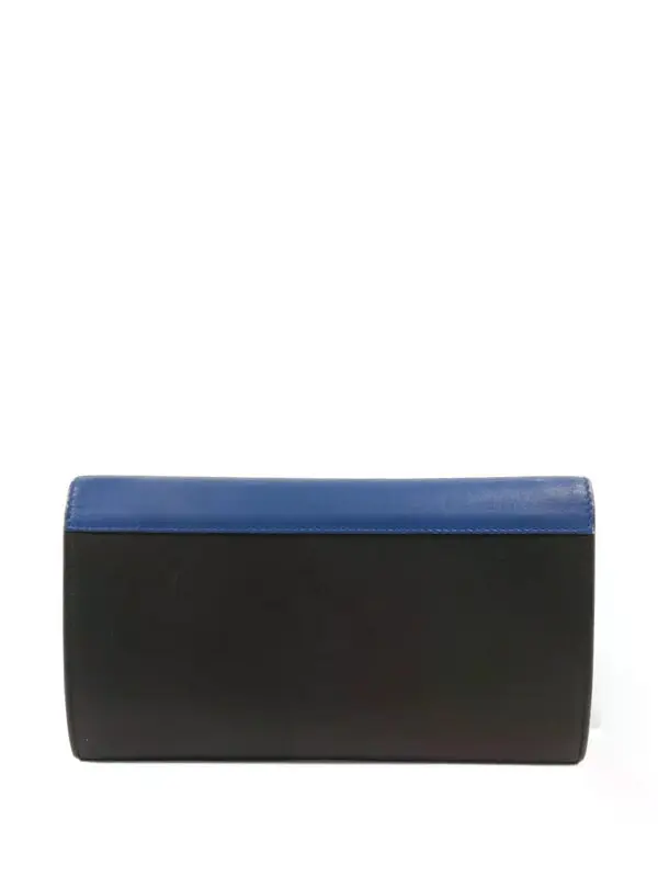 Celine Leather Wallet - Black