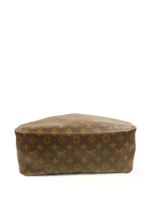 LOUIS VUITTON Monogram Deauville Handbag - Brown