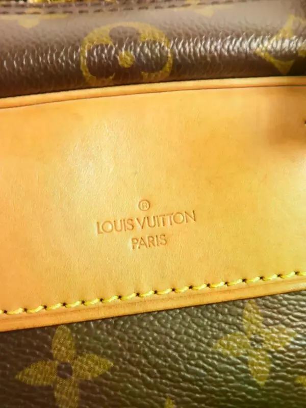LOUIS VUITTON Monogram Deauville Handbag - Brown