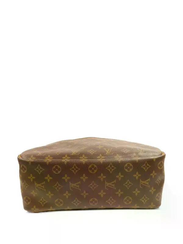 LOUIS VUITTON Monogram Deauville Handbag - Brown