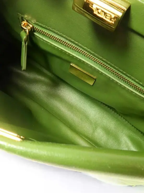 Fendi Mini Ghw Peekaboo 2 Way Shoulder Bag