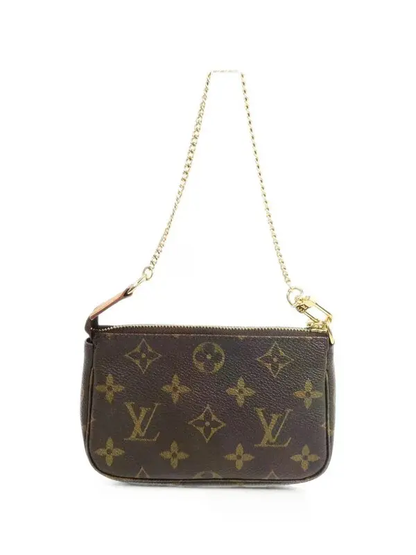 LOUIS VUITTON Mini Pochette Shoulder Bag - Brown