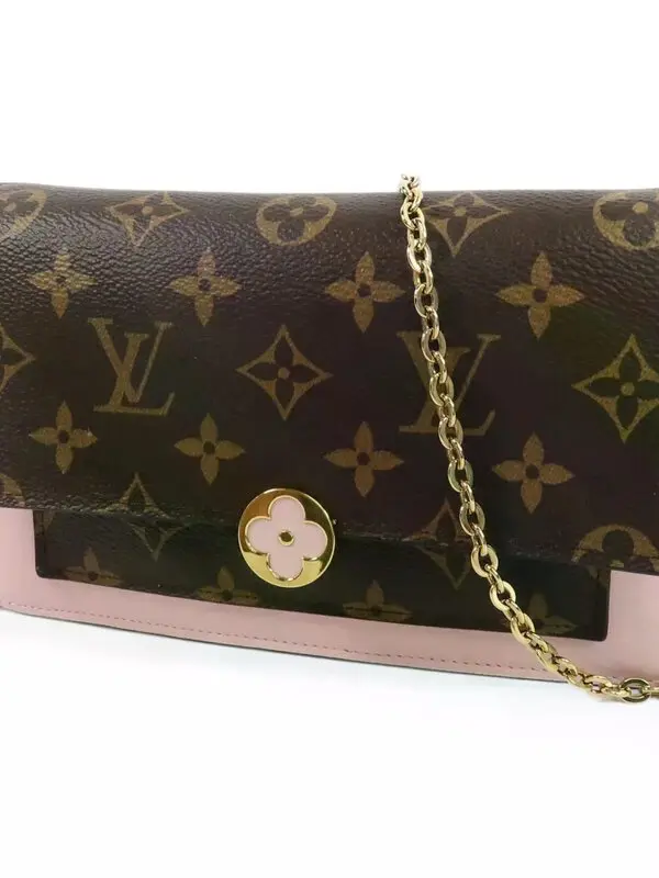 LOUIS VUITTON Flore Chain Wallet Shoulder Bag