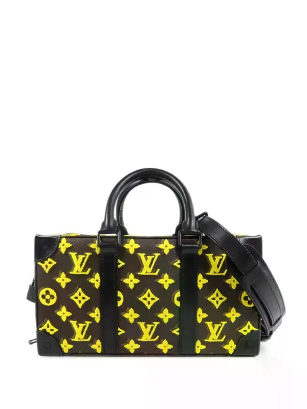 LOUIS VUITTON Trunk Speedy Monogram Tote Bag