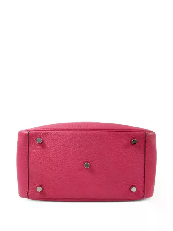 Hermès 26 Lindy Leather Shoulder Bag - Pink