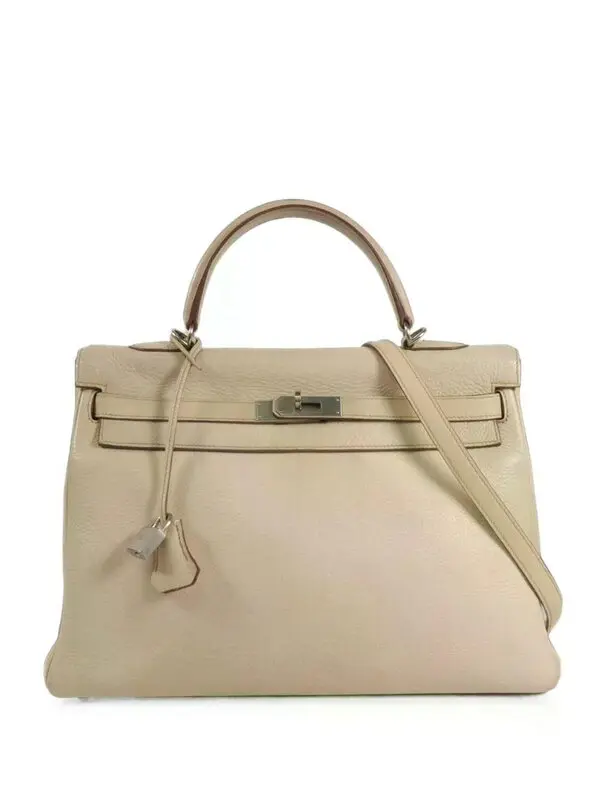 Hermès 35 Kelly Tote Bag - Neutrals