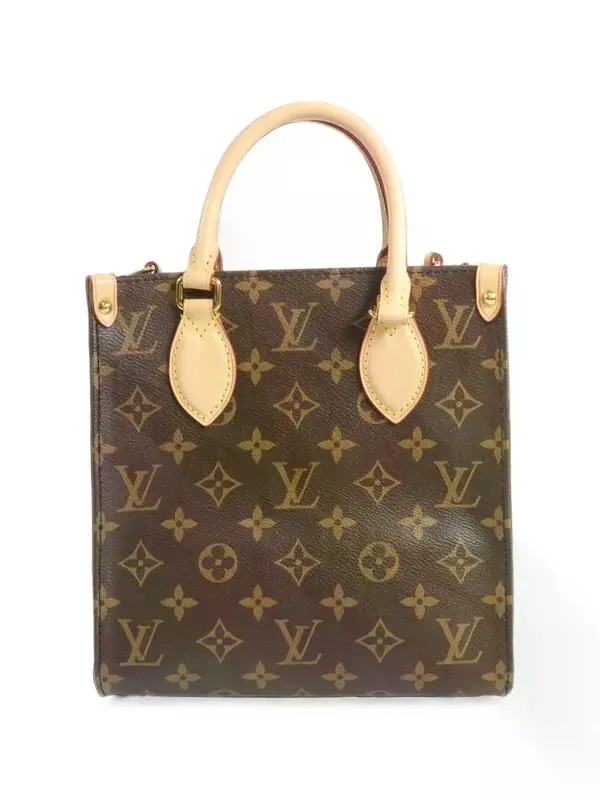 LOUIS VUITTON Monogram Sac Plat Bb Tote Bag