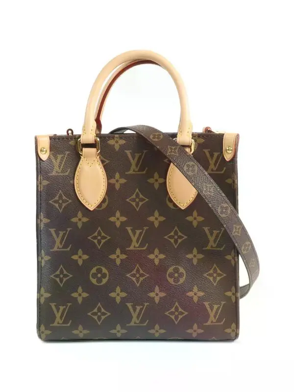 LOUIS VUITTON Monogram Sac Plat Bb Tote Bag
