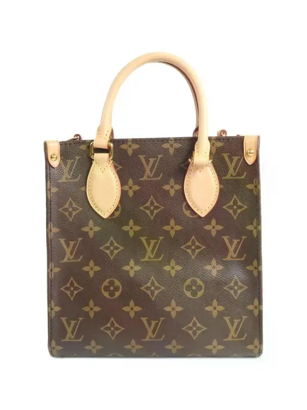 LOUIS VUITTON Monogram Sac Plat Bb Tote Bag