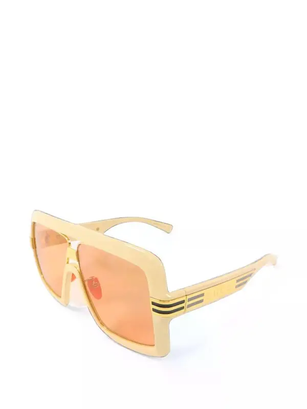 Gucci Geometric-frame Sunglasses