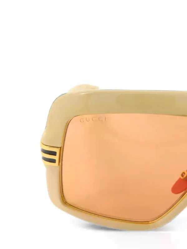 Gucci Geometric-frame Sunglasses