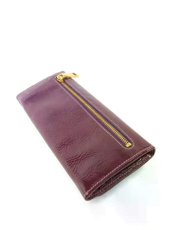 Prada Logo-plaque Patent Wallet