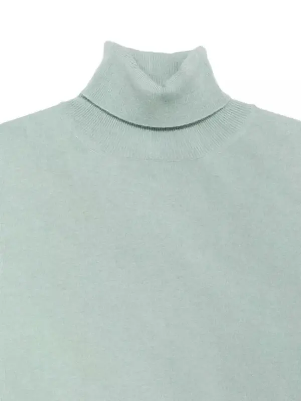 Malo Roll-neck Long-sleeve Sweater - Green