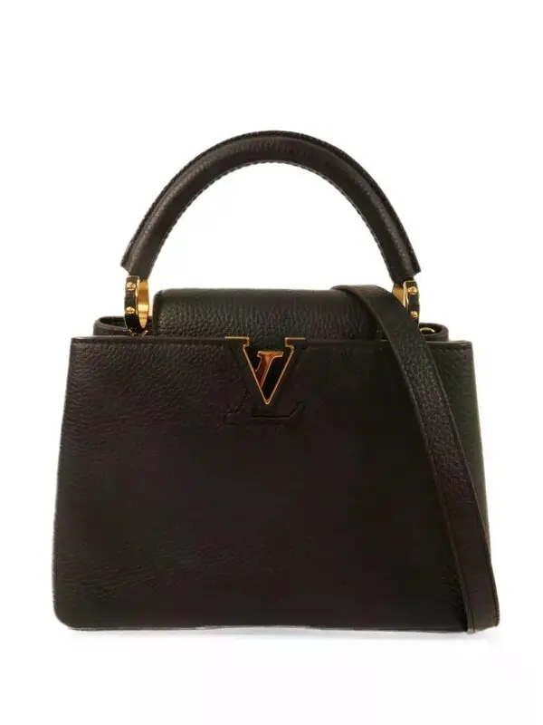 LOUIS VUITTON Bb Capucines Tote Bag - Brown