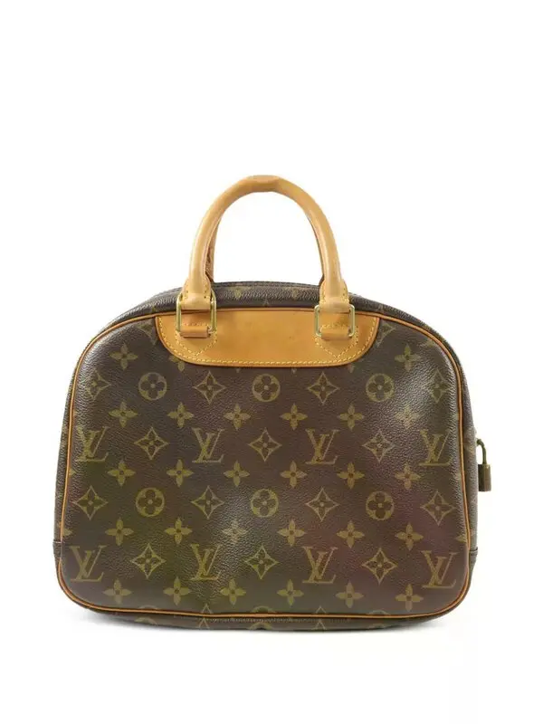 LOUIS VUITTON Monogram Trouville Tote Bag - Brown