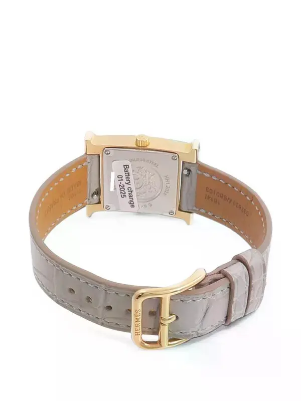 Hermès Leather-starp 30mm Watch