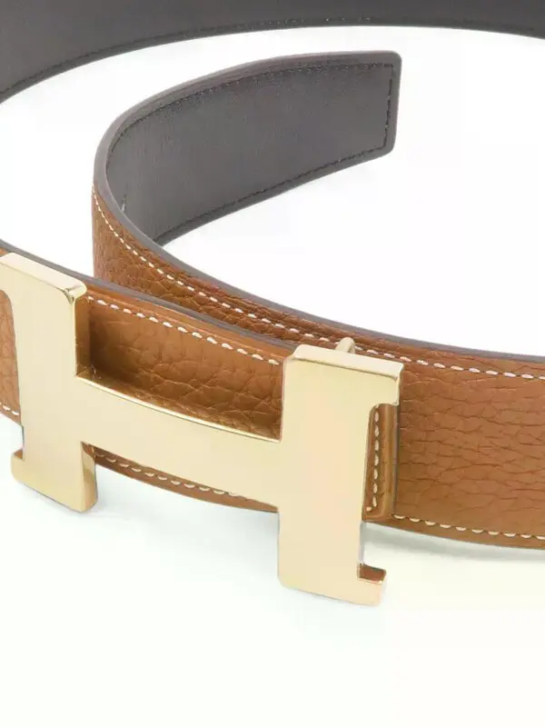 Hermès 2021 H Togo Leather Belt