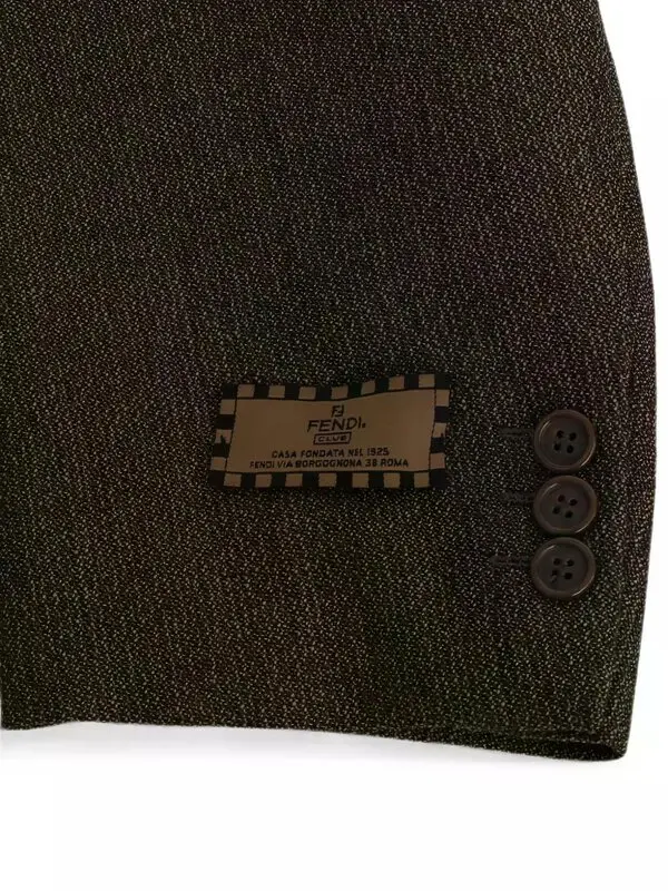 Fendi Single-breasted Wool Suit