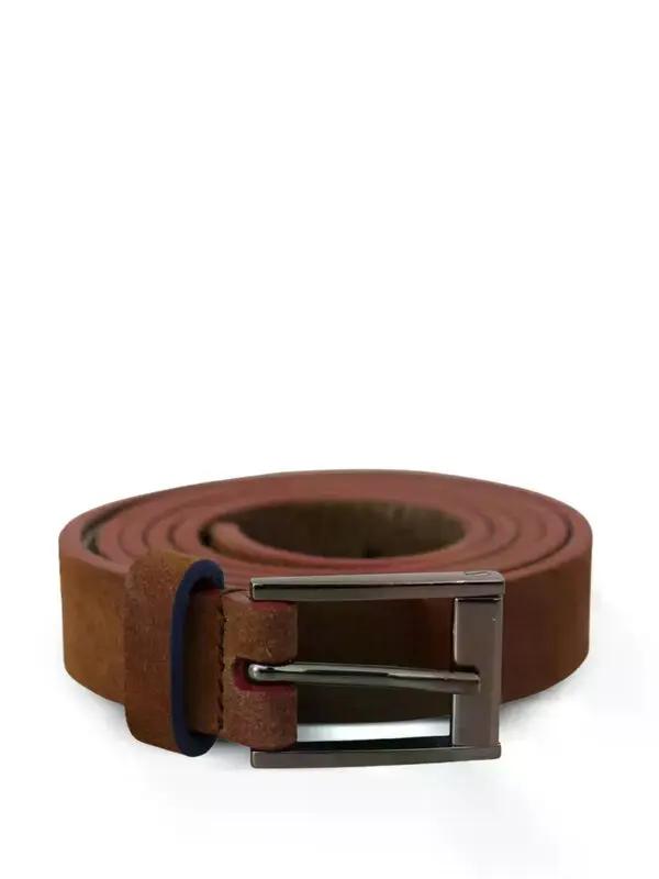 Dolce & Gabbana Logo-engraved Suede Belt