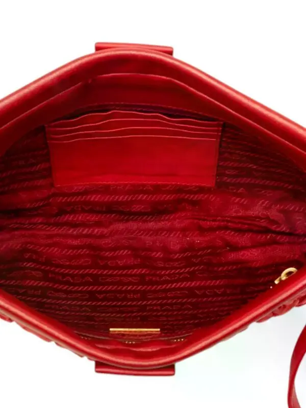 Prada 2000-2013 Tessuto Gaufre Crossbody Bag