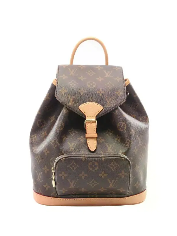 LOUIS VUITTON 1990-2000 Monogram Montsouris Pm Backpack - Brown