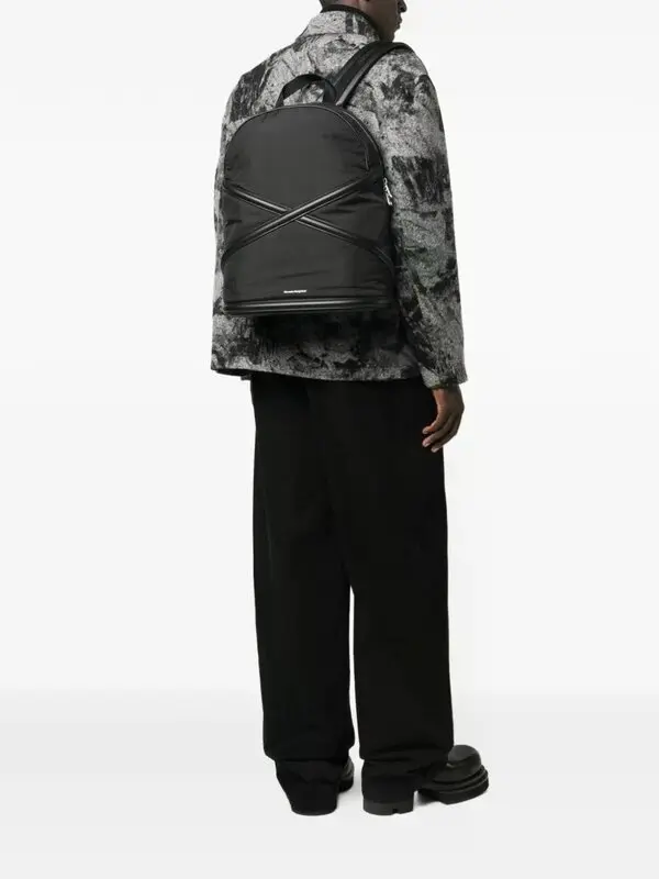 Alexander McQueen Harness Logo Backpack
