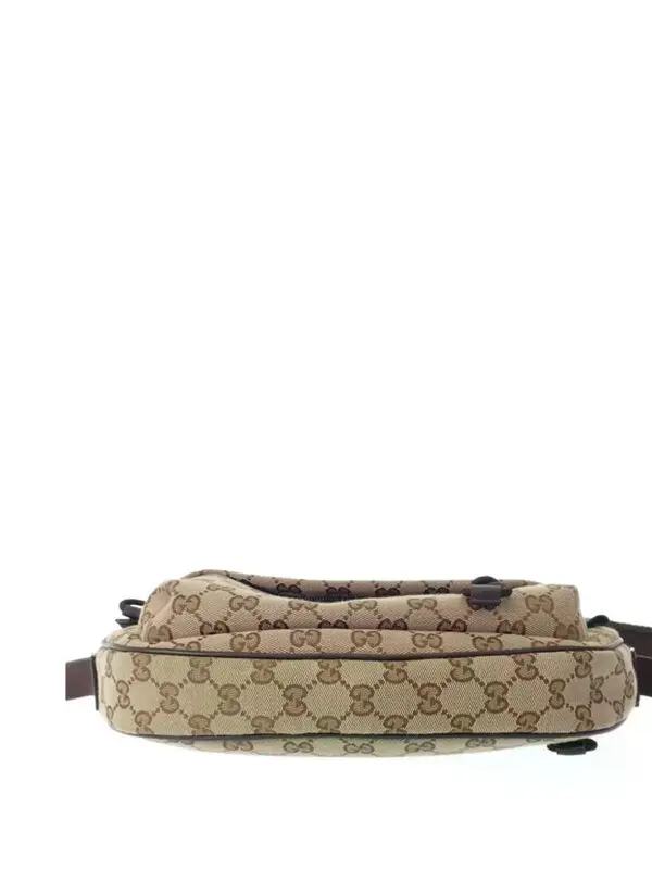 Gucci 2000-2026 Small Gg Canvas Web Crossbody Bag