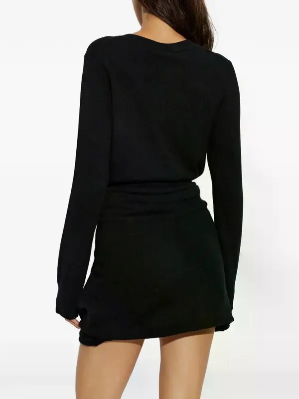 Alexander Wang Tie-waist Button-up Mini Dress