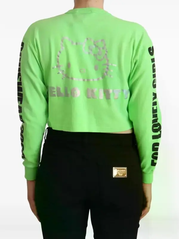 Gcds Hello Kitty Cropped Sweatshirt