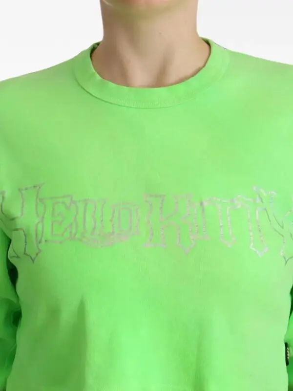 Gcds Hello Kitty Cropped Sweatshirt