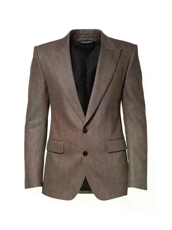 Dolce & Gabbana Pinstripe Peak-lapel Blazer