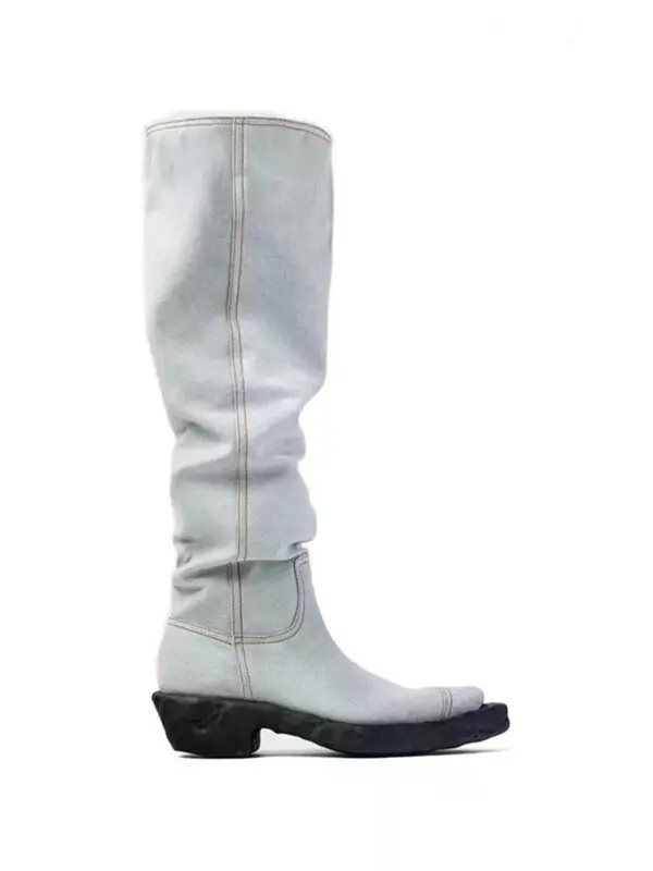 Camper Venga Denim Knee-high Boots - Blue
