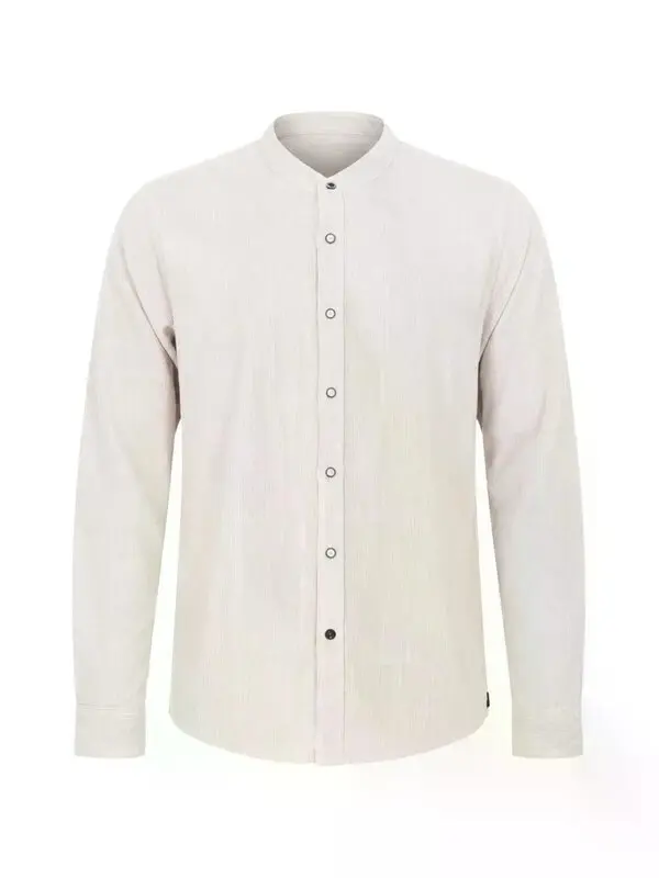 BALDININI Band-collar Long-sleeve Shirt