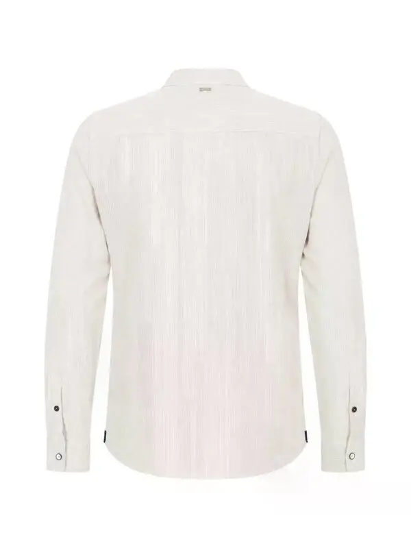 BALDININI Band-collar Long-sleeve Shirt