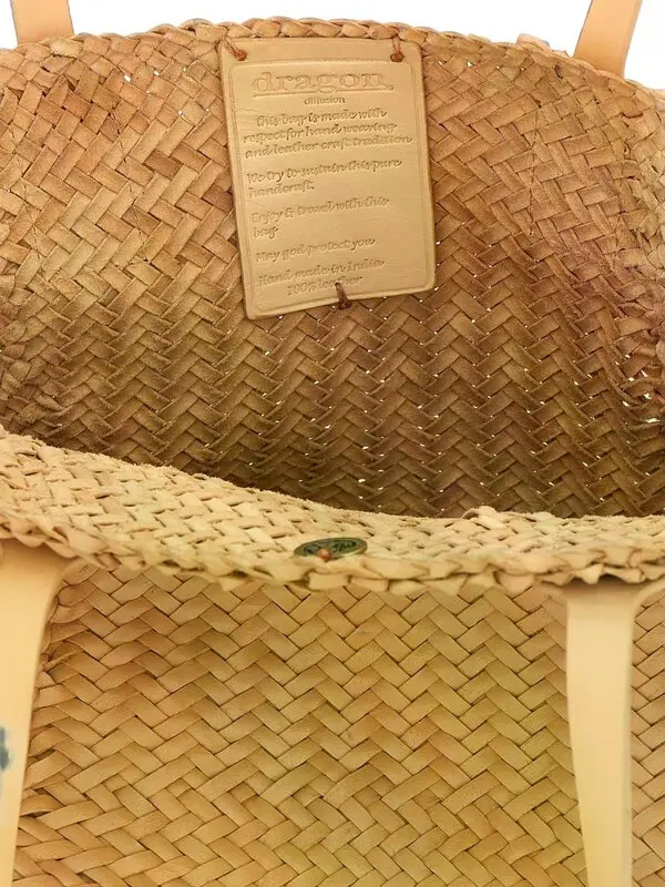 Dragon Diffusion Teresa Maxi Cabas Hand-woven Tote Bag