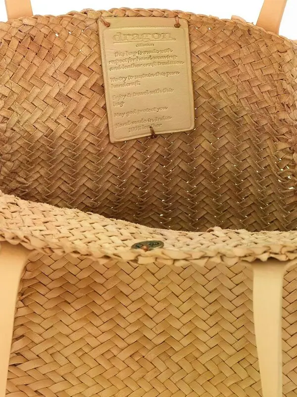 Dragon Diffusion Teresa Maxi Cabas Hand-woven Tote Bag