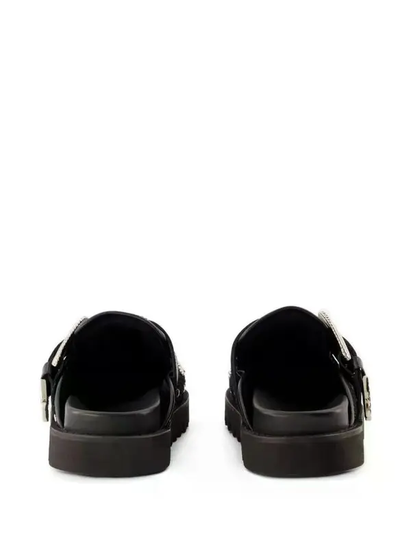 Toga Stud-embellishment Mules