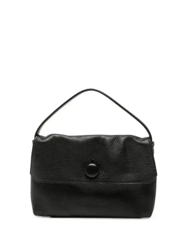 THE ROW Sally Button-detail Grained-leather Mini Bag
