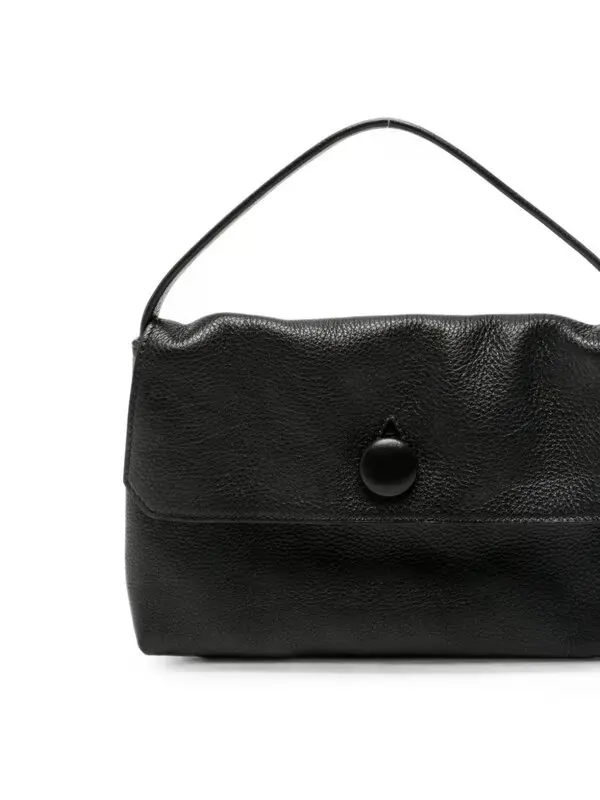 THE ROW Sally Button-detail Grained-leather Mini Bag