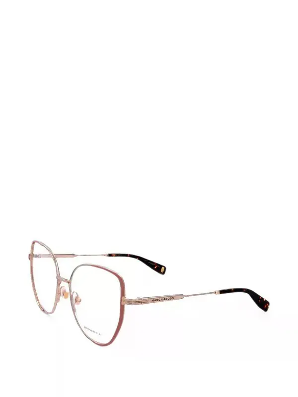 Marc Jacobs Runway Geometric-frame Glasses - Gold
