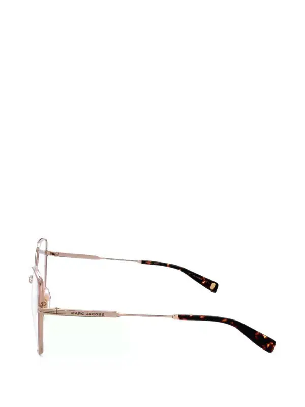 Marc Jacobs Runway Geometric-frame Glasses - Gold