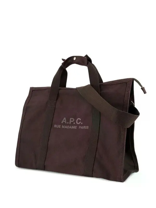 A.p.c. Recuperation Logo-print Bag - Brown