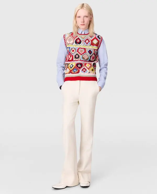 Stella McCartney Hand-crocheted Heart Vest