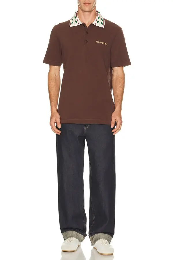 Casablanca Laurel Pique Polo
